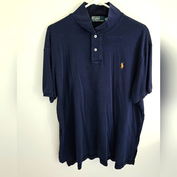 Polo Ralph Lauren | Shirts | Polo By Ralph Lauren Navy Blue Classic ...